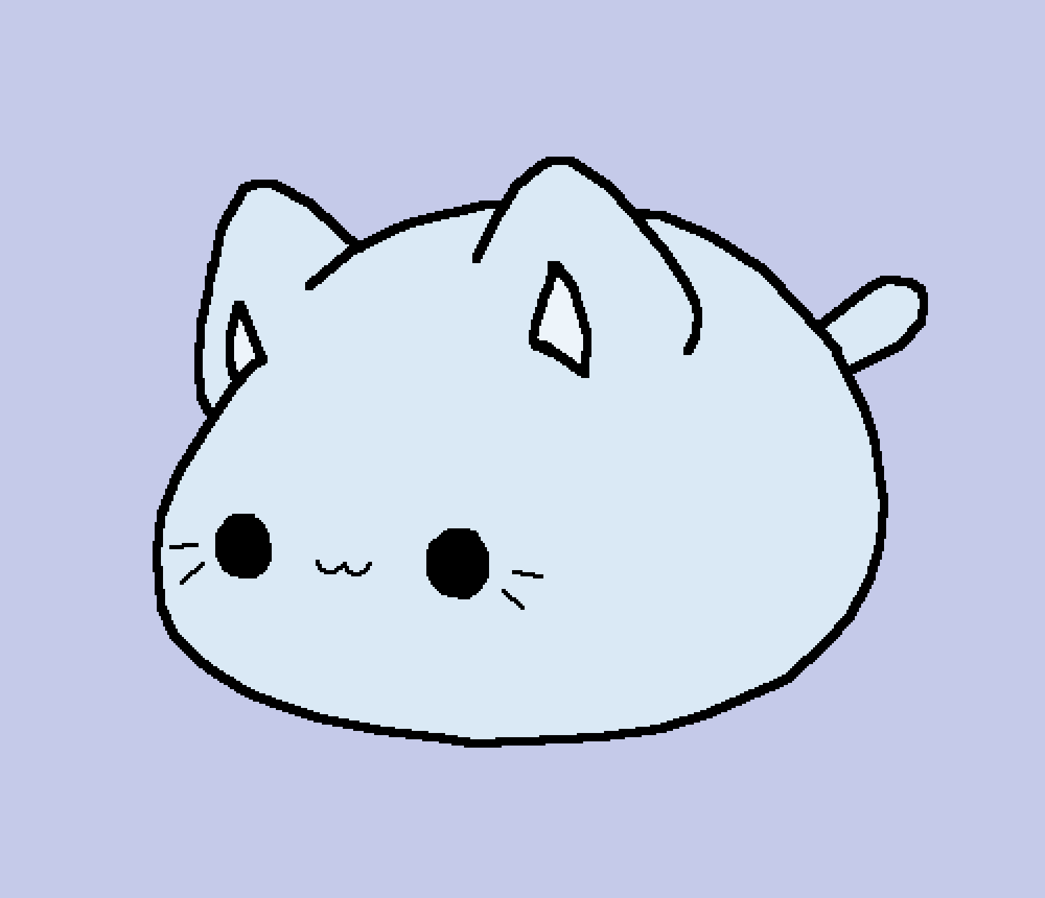 Pixilart - Cat Blob by mochiiiiii