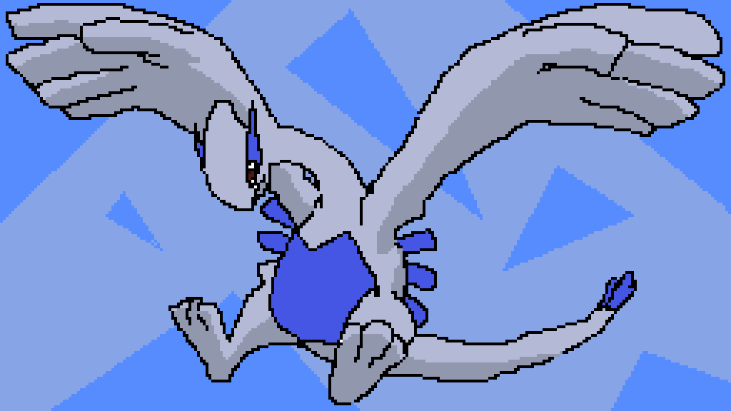 Pixilart - Lugia by Frostwrath
