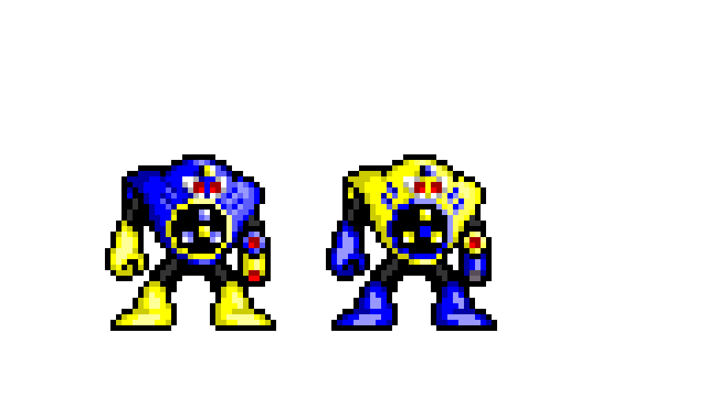 Pixilart - Air Man + Alternate Color Swap by S-M-M