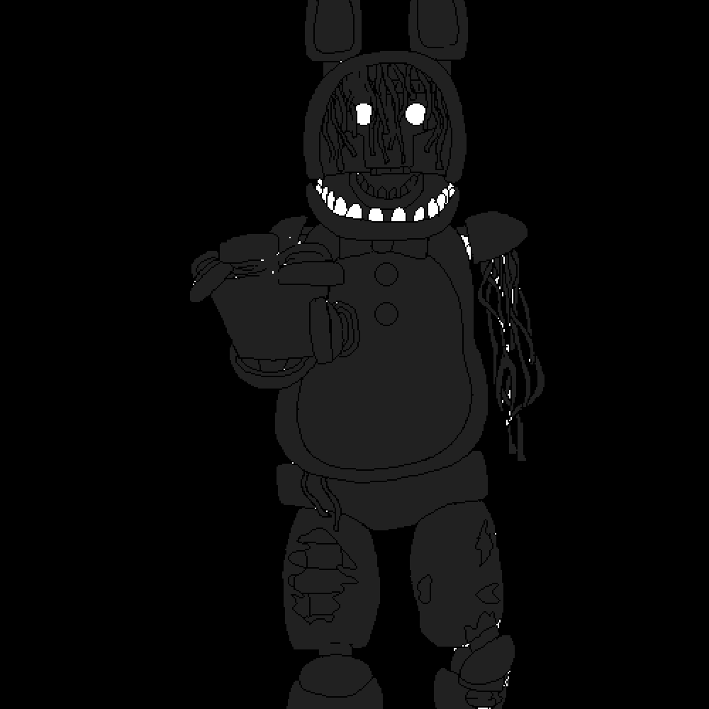 Pixilart - Shadow withered Bonnie by Insane-Artist