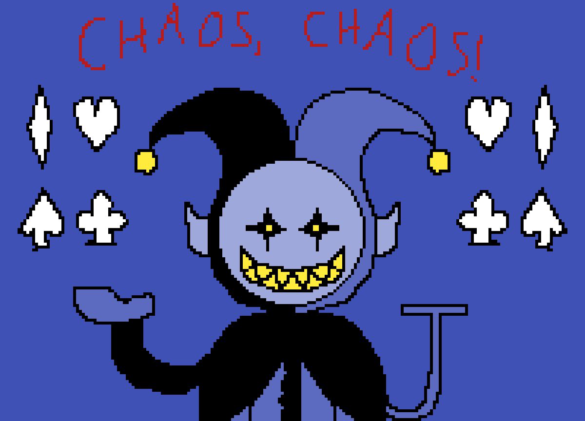 Pixilart - Jevil by SevenEleven