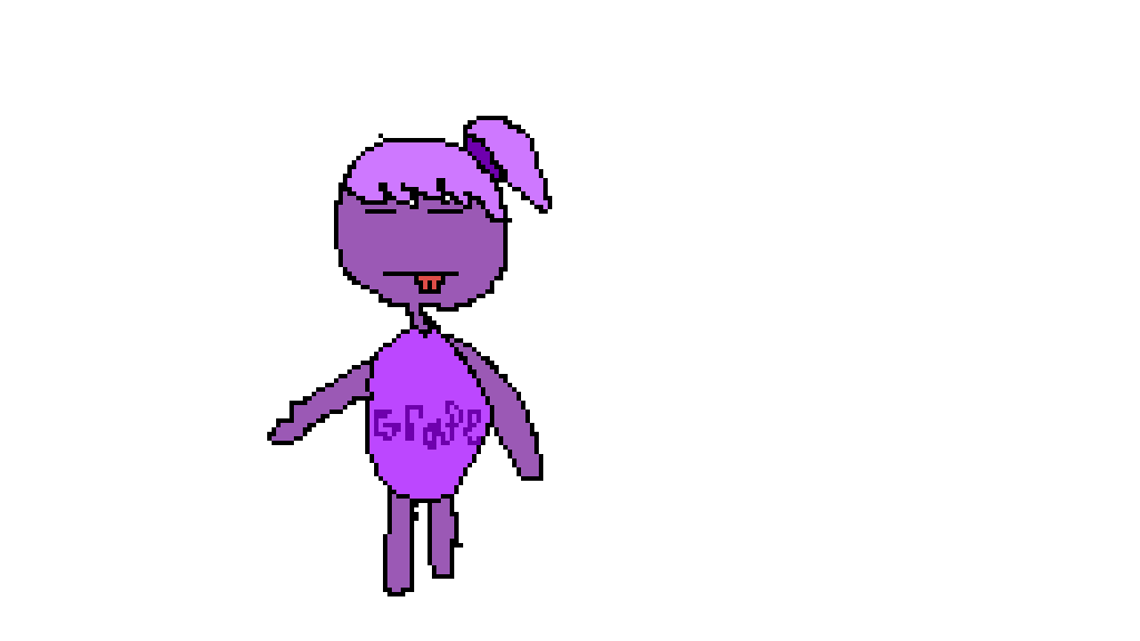Pixilart - GRAPE GUY by SmellyNerpals