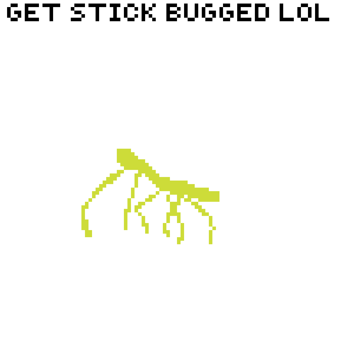 Pixilart - Get Stick Bugged by SallysFaceIg