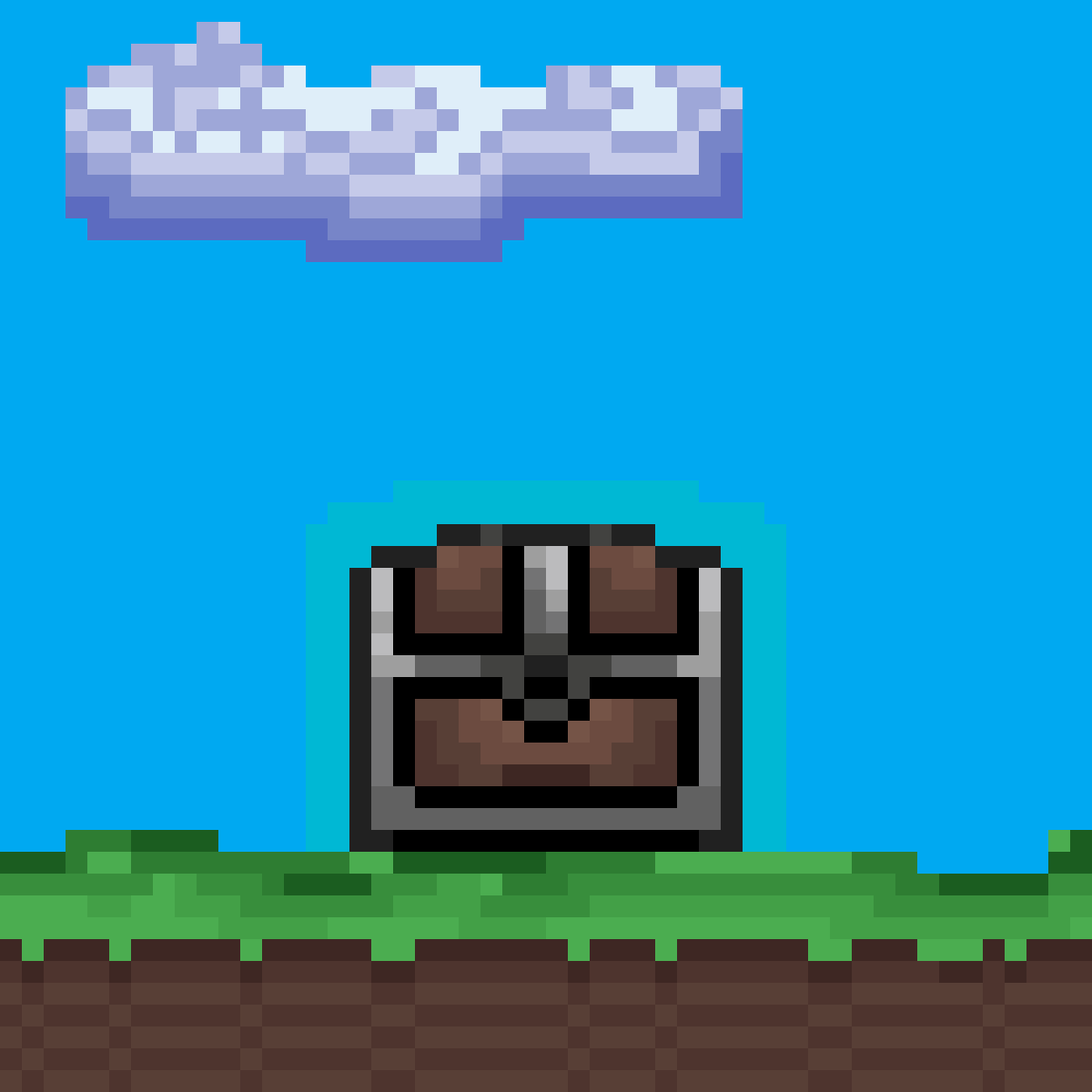 Pixilart - chest trap (WIP) by firestar