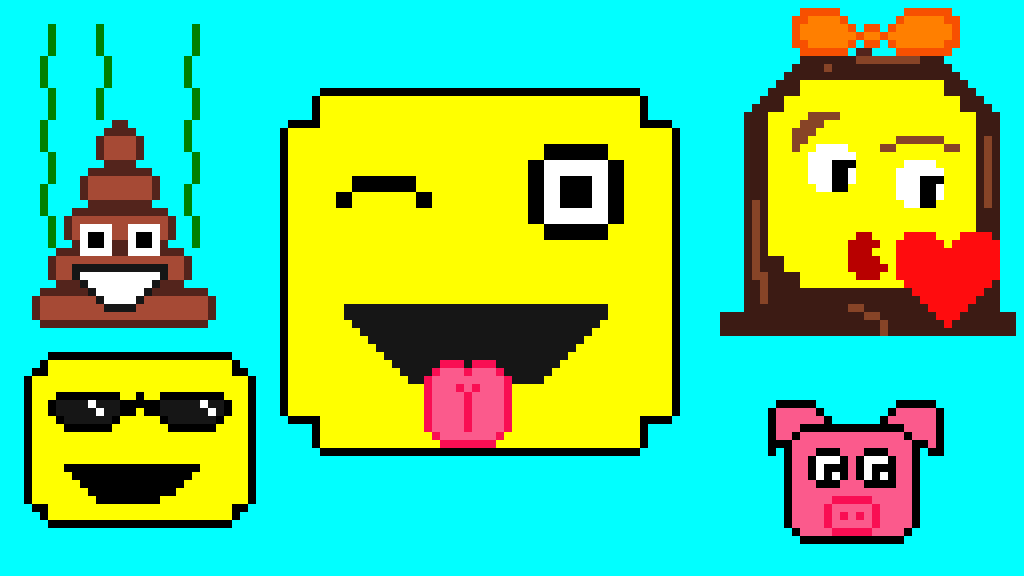 Editing emojis - Free online pixel art drawing tool - Pixilart