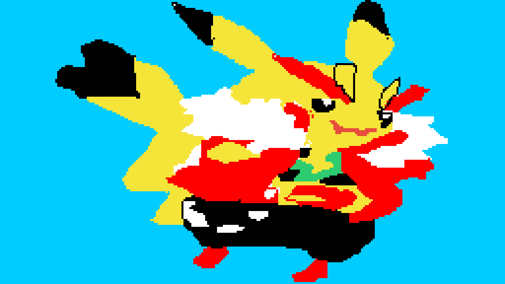 Pixilart - Pikachu RockStar by TEdestroyer125