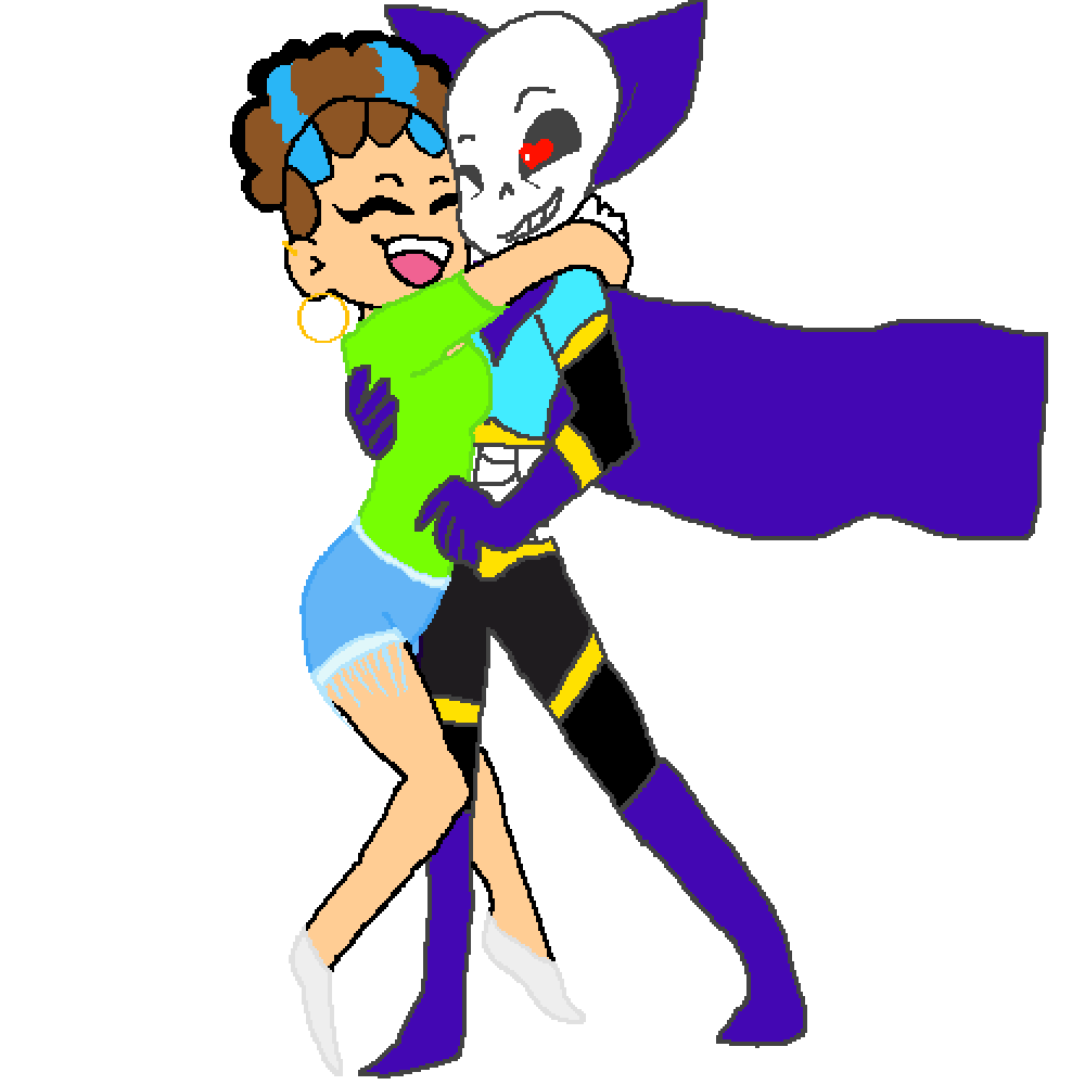 Pixilart - someone and me by HS-and-co