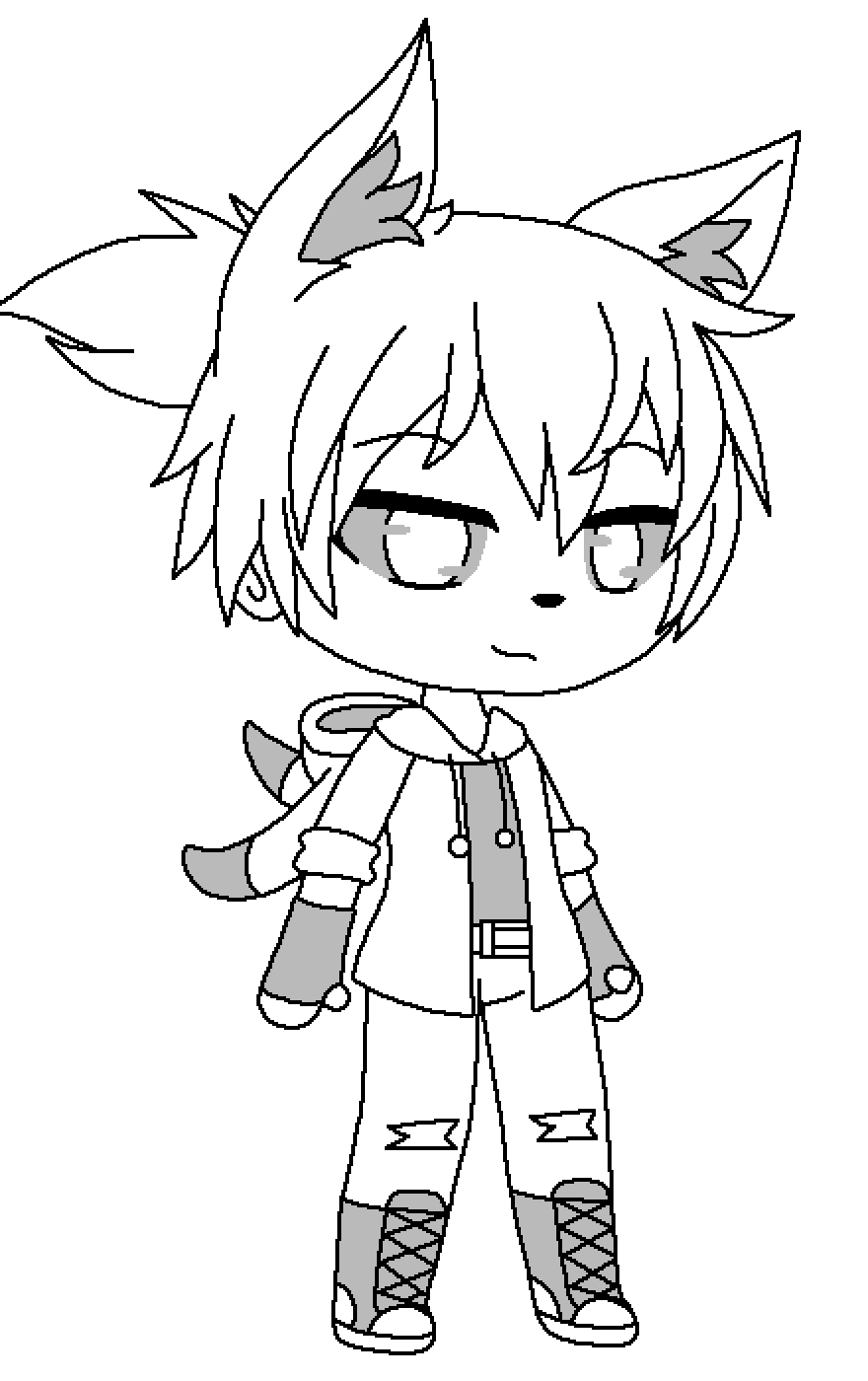 Pixilart - Gacha Wolf by Bernasconi