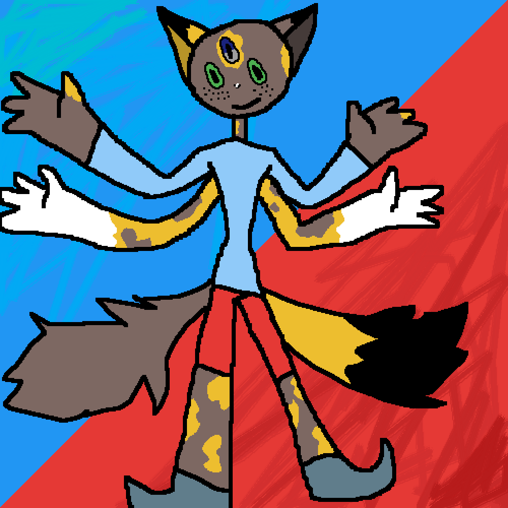 Pixilart - max and Alex fusion by pixlekid