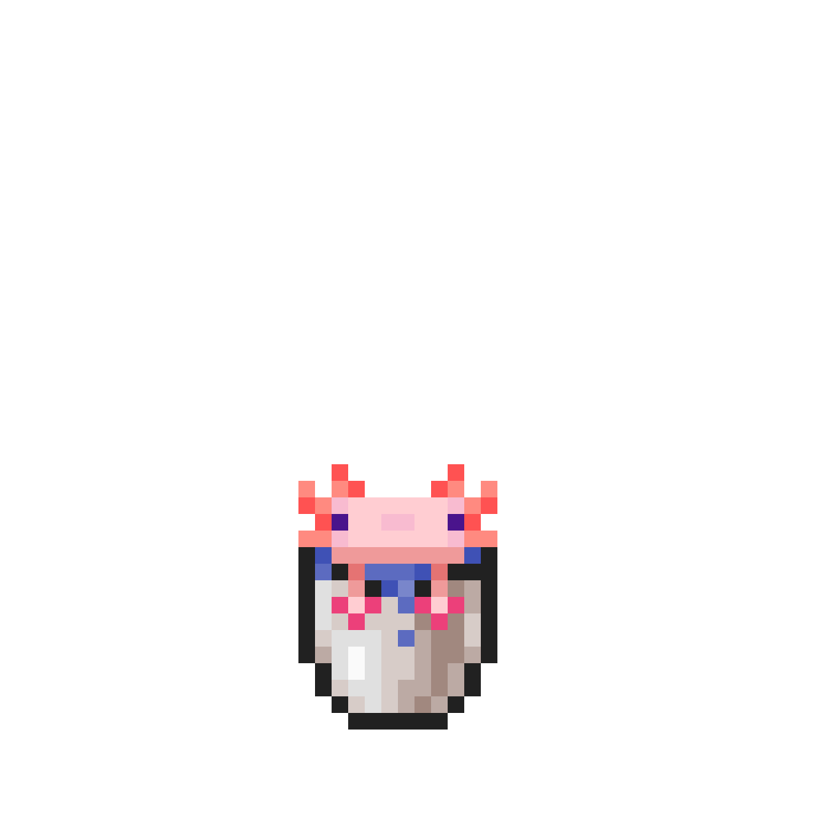 Pixilart - bucket of axolotl by random-creator