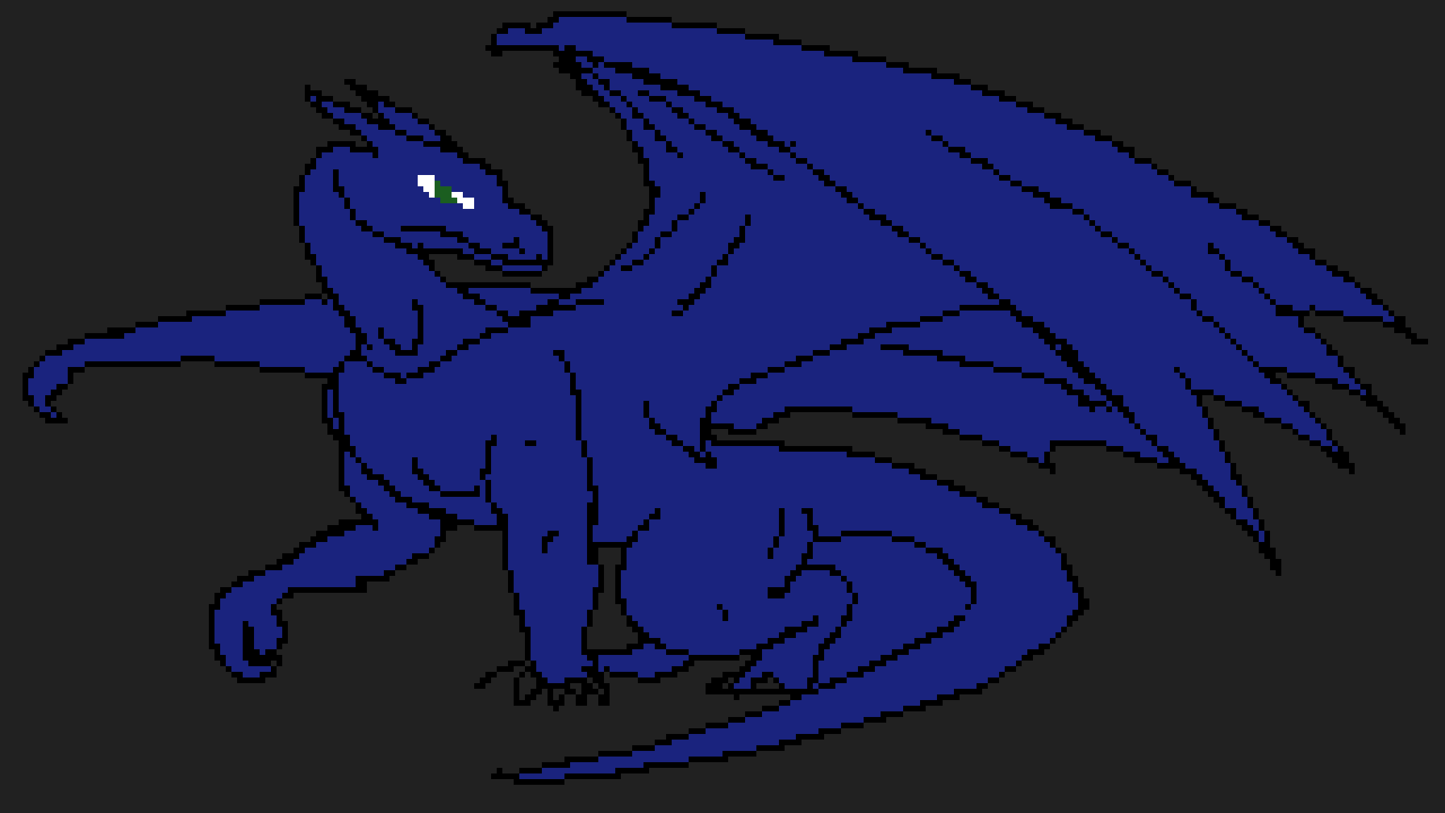 Editing Blue Dragon - Free online pixel art drawing tool - Pixilart