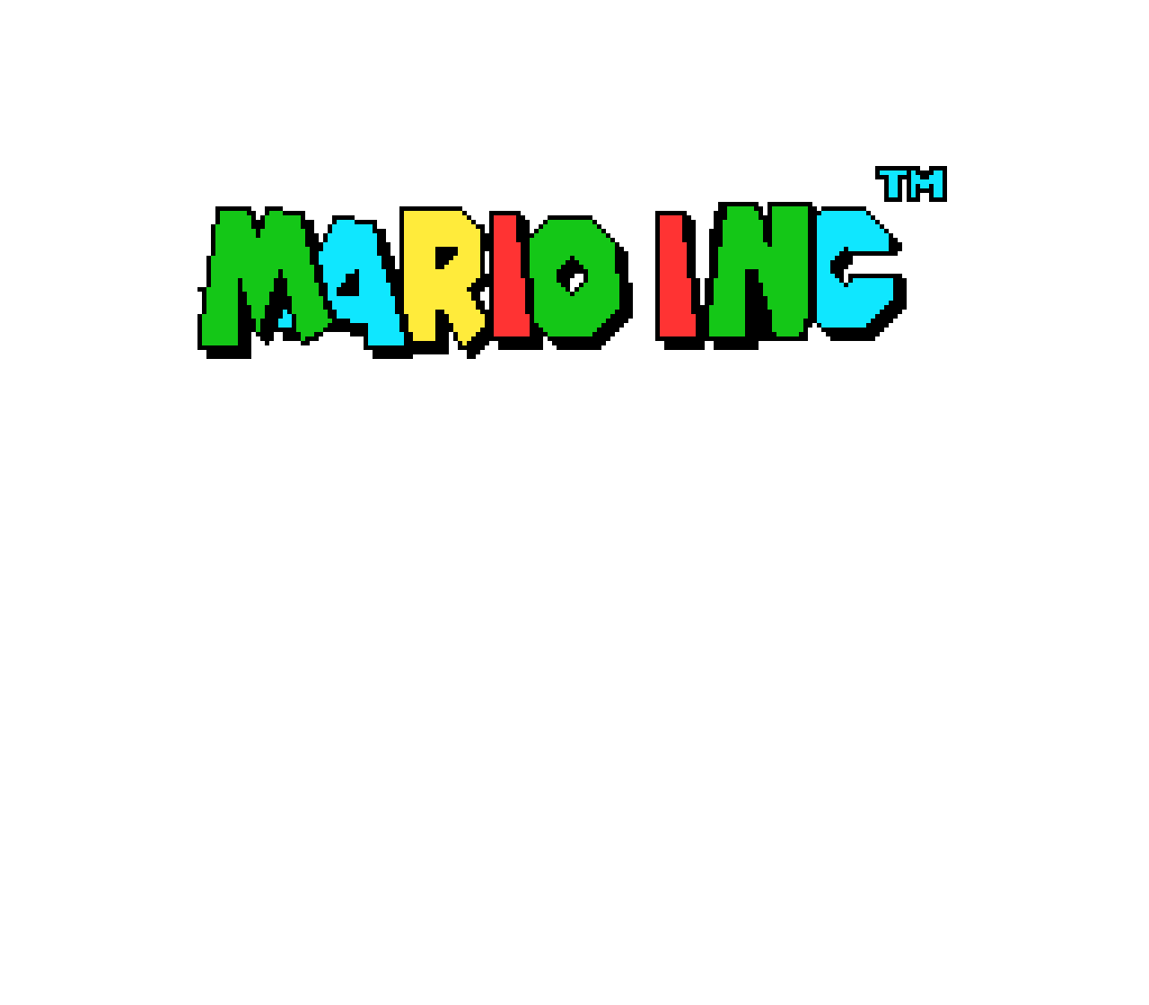 Pixilart - Mario Inc Logo by The-Mario-Guy