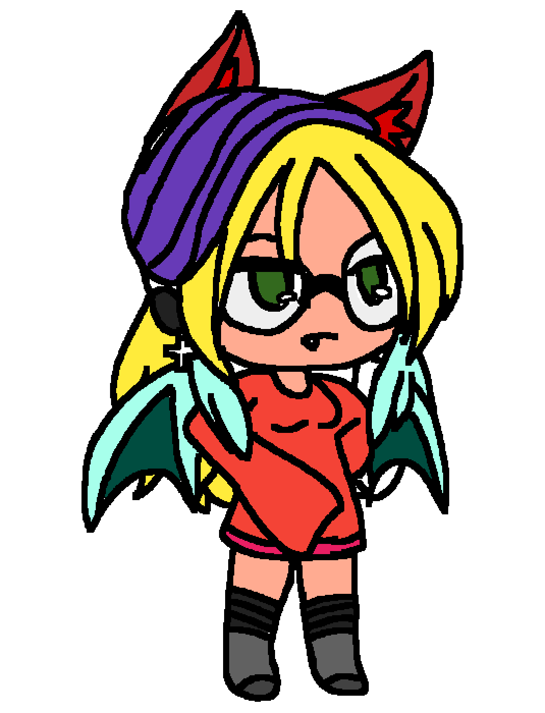 Editing Gacha Girl - Free online pixel art drawing tool - Pixilart