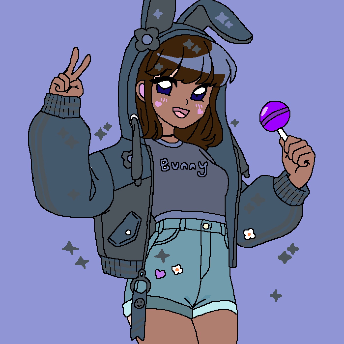 Pixilart - Bunny my new OC by Lily1483