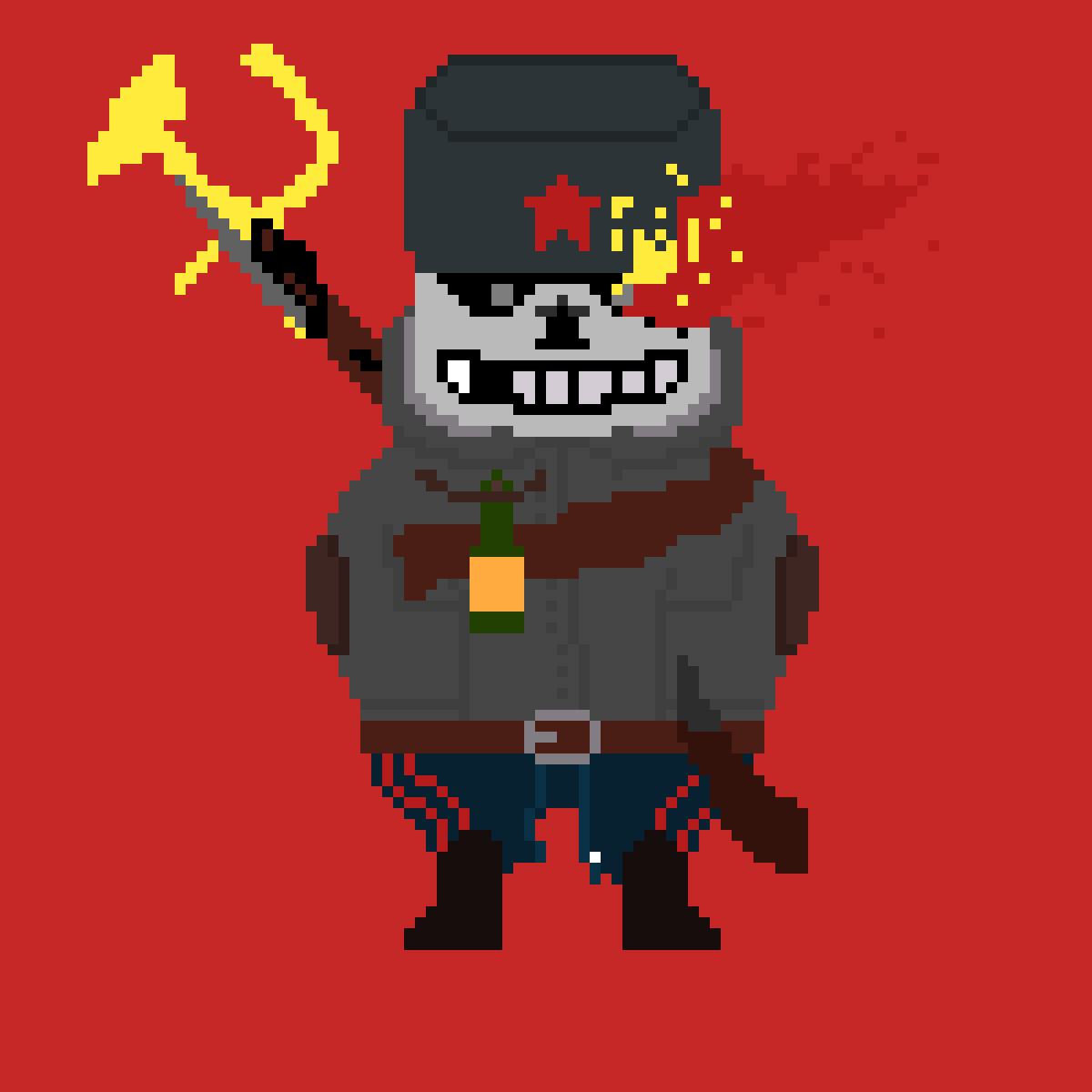 Pixilart - SOVIET-SANS by SOVIET-SANS
