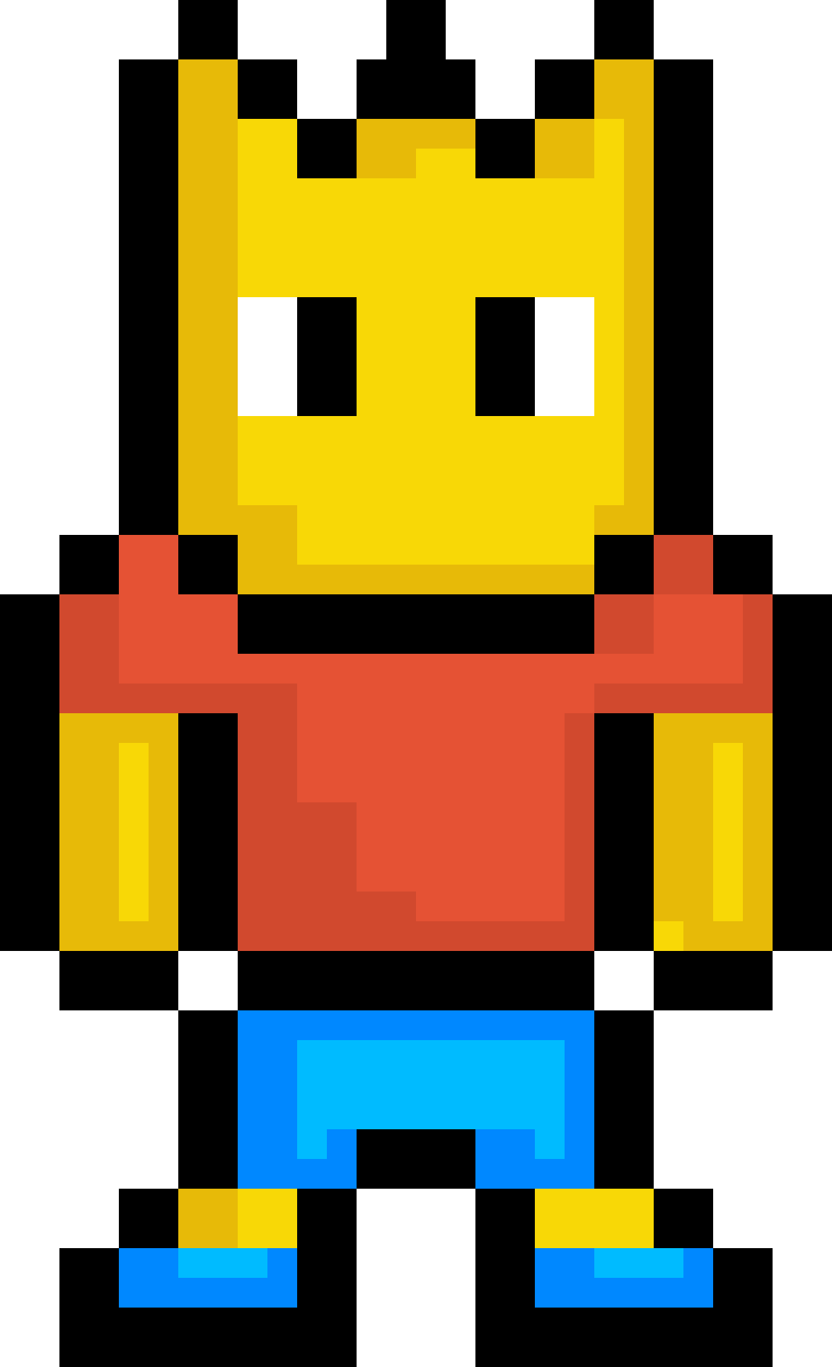 Editing Bart Simpson - Free online pixel art drawing tool - Pixilart