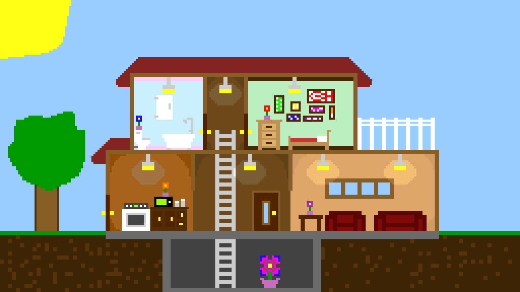 Pixilart - My 8-bit home by Arotima