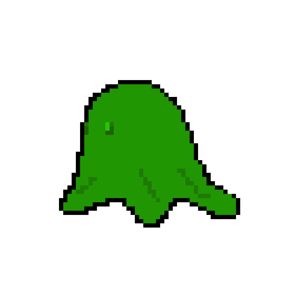 Pixilart - Slime's walk by GiperStefan