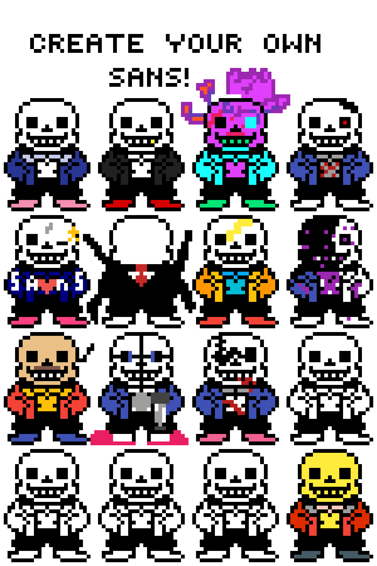 Editando Create your own sans - Herramienta de dibujo de arte píxel en ...