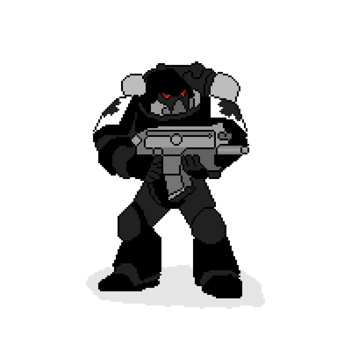 Pixilart - Black Templar by BirdColors