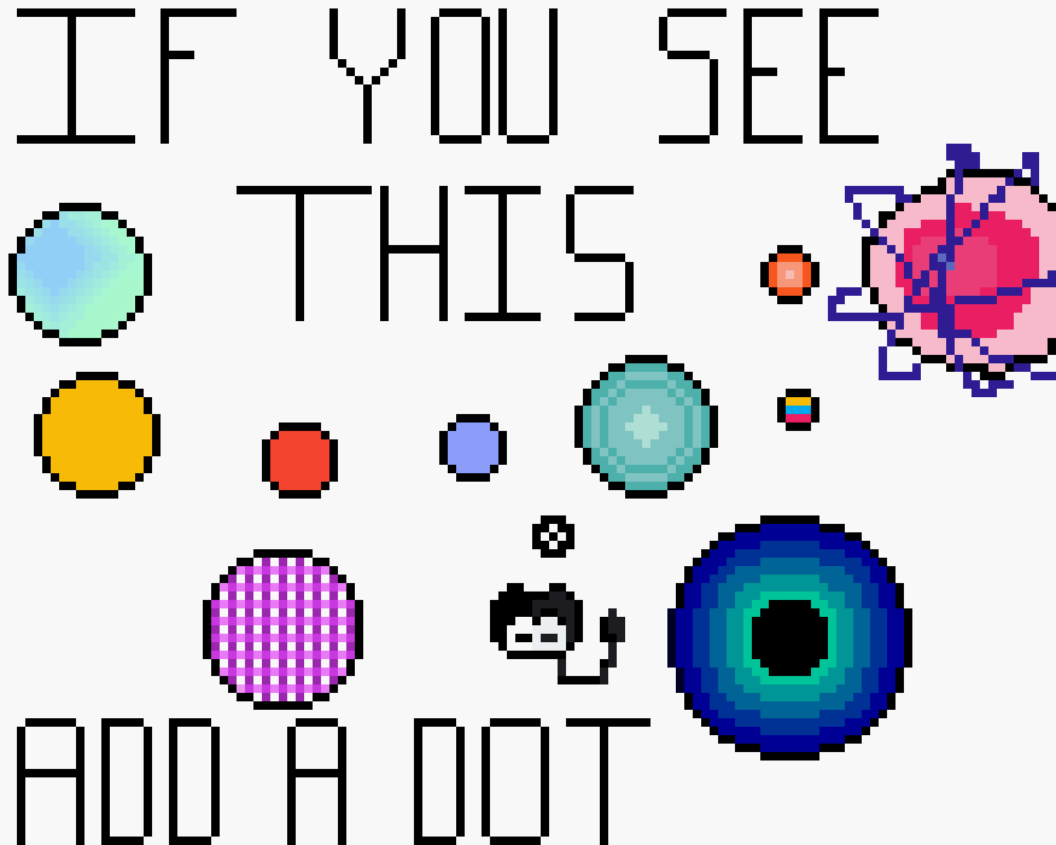 Editing add a dot - Free online pixel art drawing tool - Pixilart