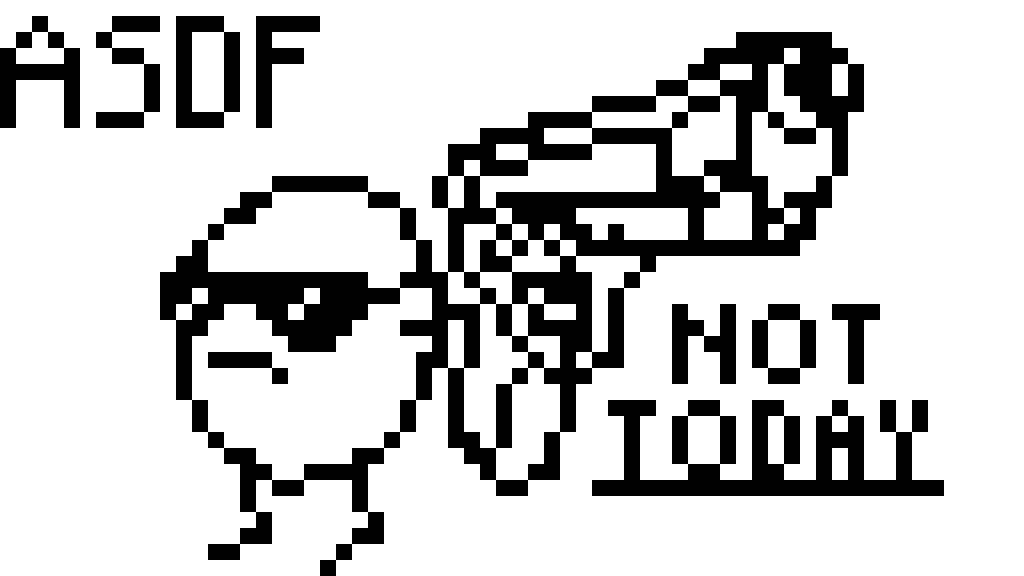Pixilart - asdf movie Pixel Art by Anonymous