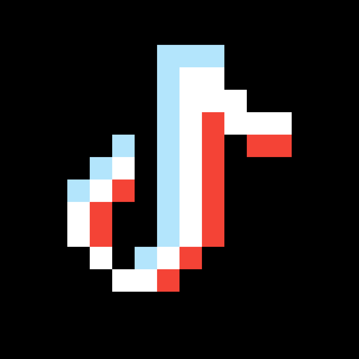 Pixilart - Tik Tok symbol by myjosephpatty20