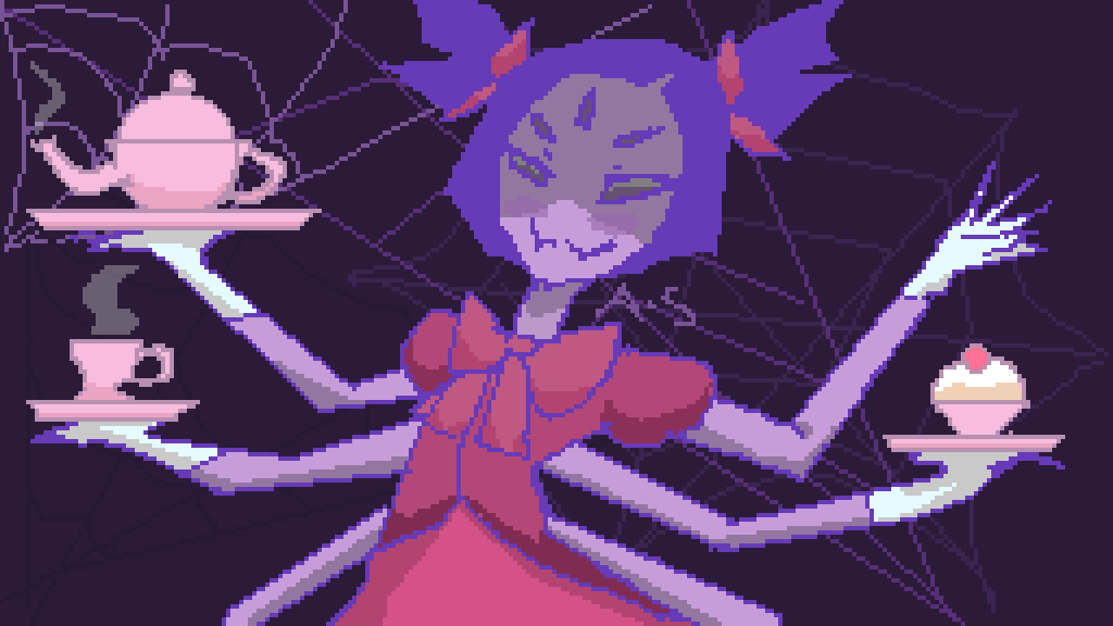 Pixilart - Miss Muffet (Completed) by AstroKittyCat