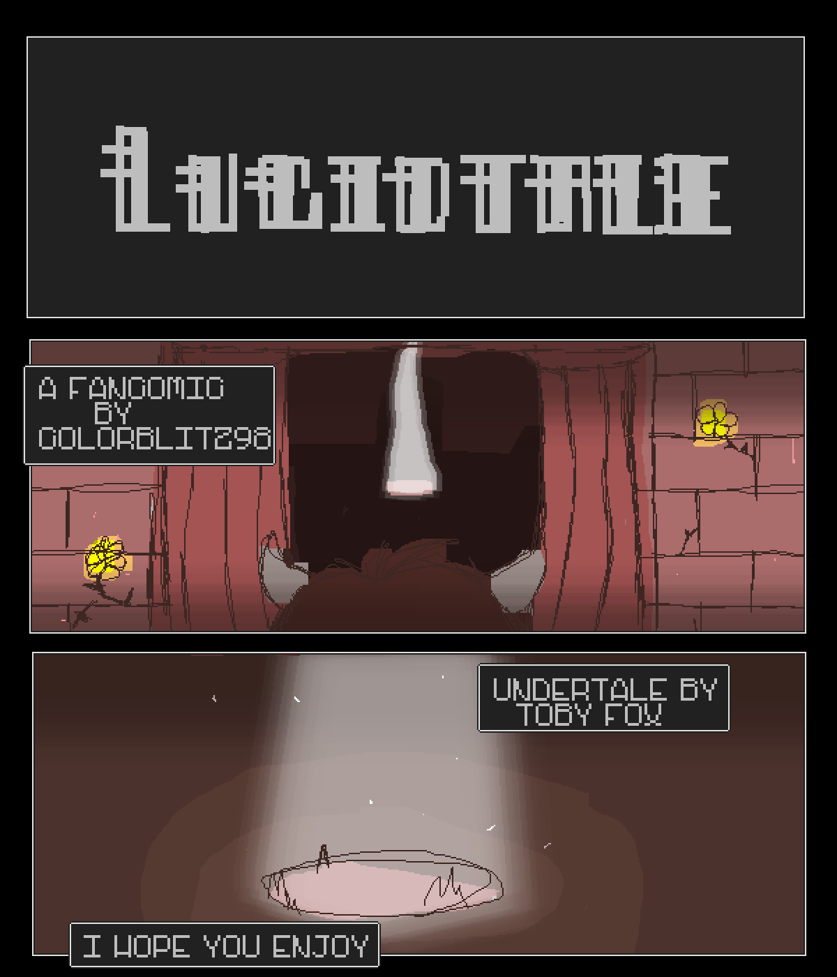 Episode 6 - Lucidtale (Undertale AU) - Pixilart Comics