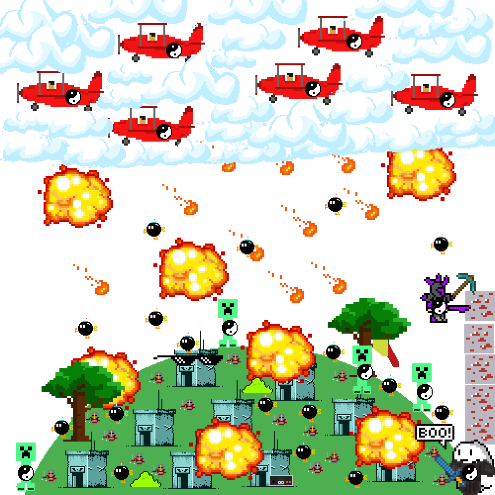 Pixilart - Battle of Boomtown by 26kazd01