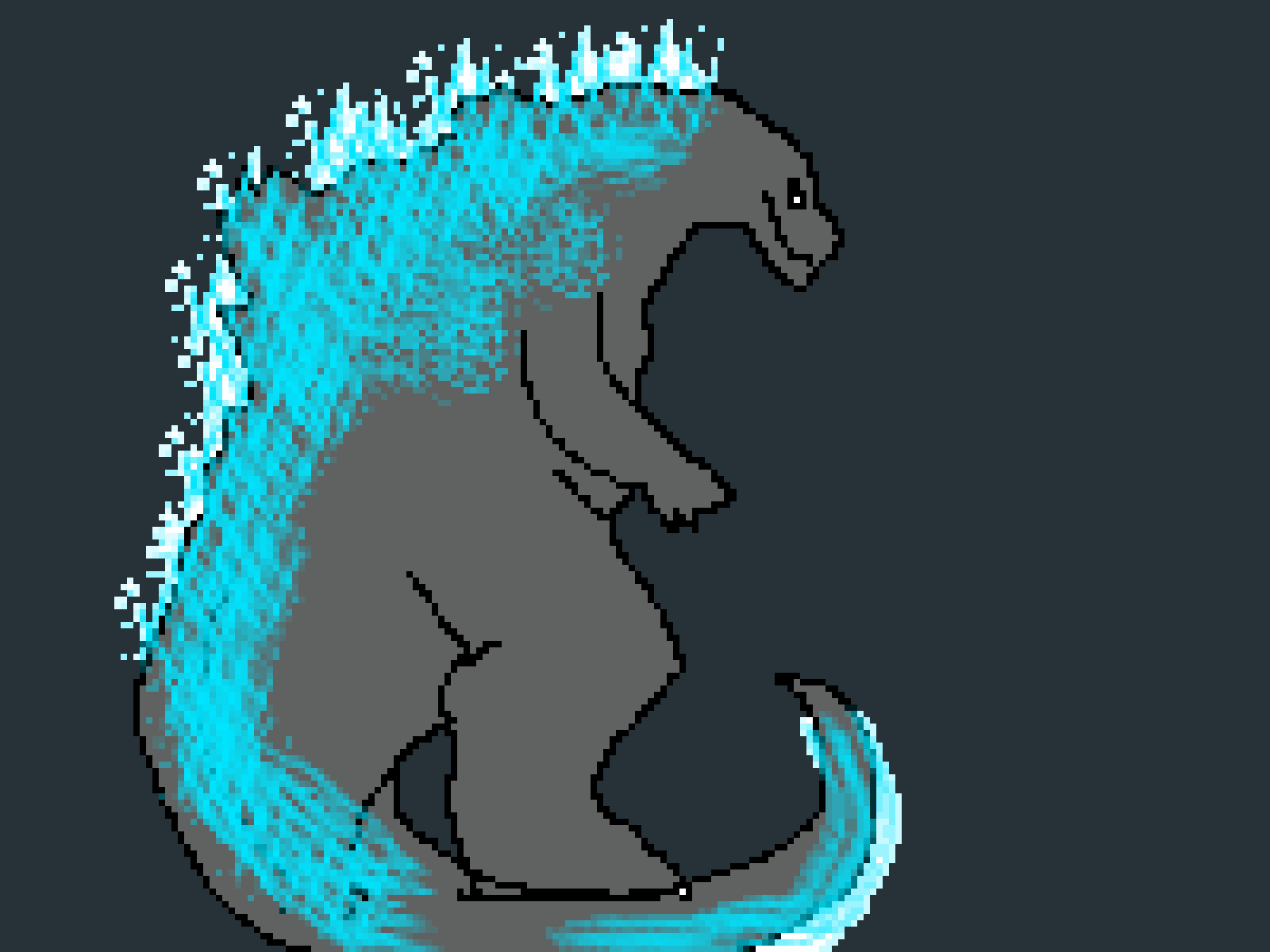 Pixilart - Godzilla by GlitchFusion