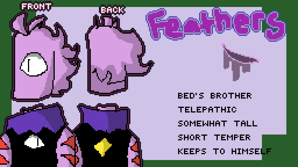 Pixilart - feathers ref sheet by TwiceSixth