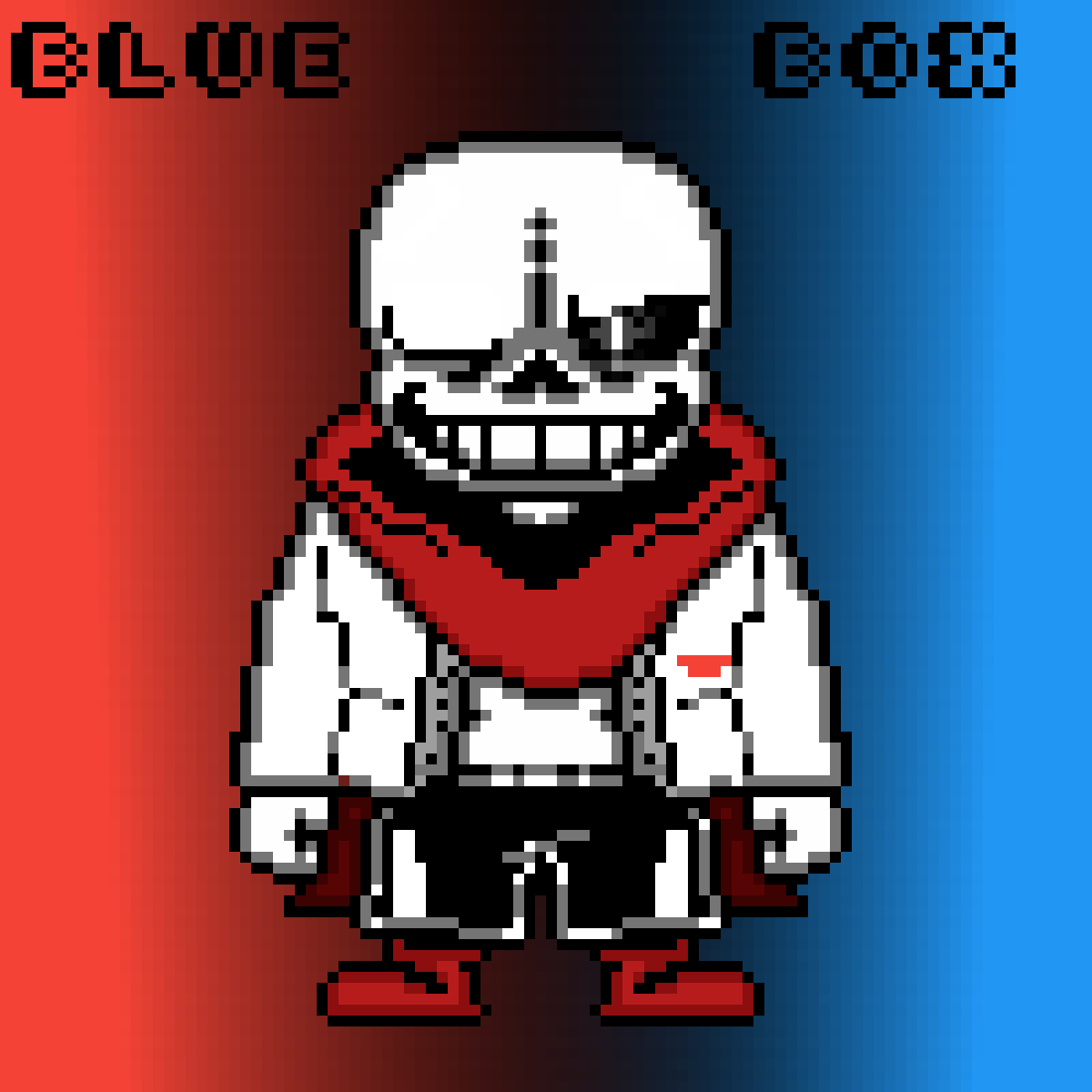 Pixilart - bluebox dude by Glitched-artist