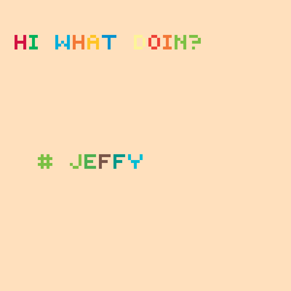 Pixilart - jeffy talk by Sans-Fan