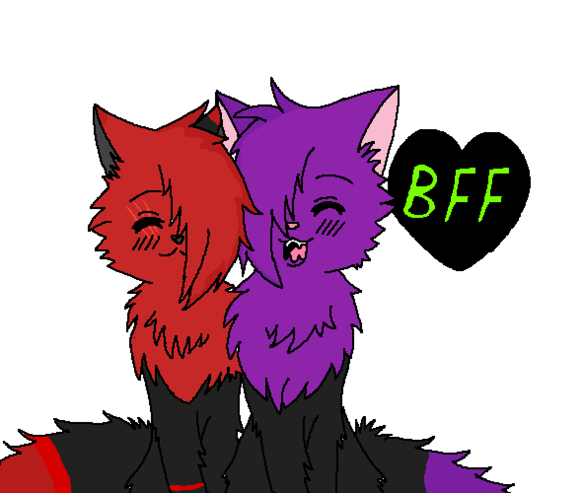 Editing me and my bff animaddy - Free online pixel art drawing tool ...