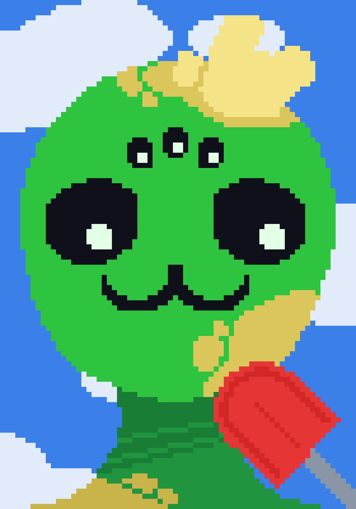 Pixilart - Aliens Beach Day by JMPR717