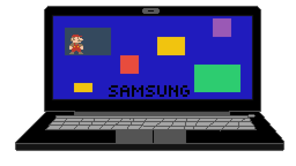 Editing Samsung Laptop (Collab) - Free online pixel art drawing tool ...