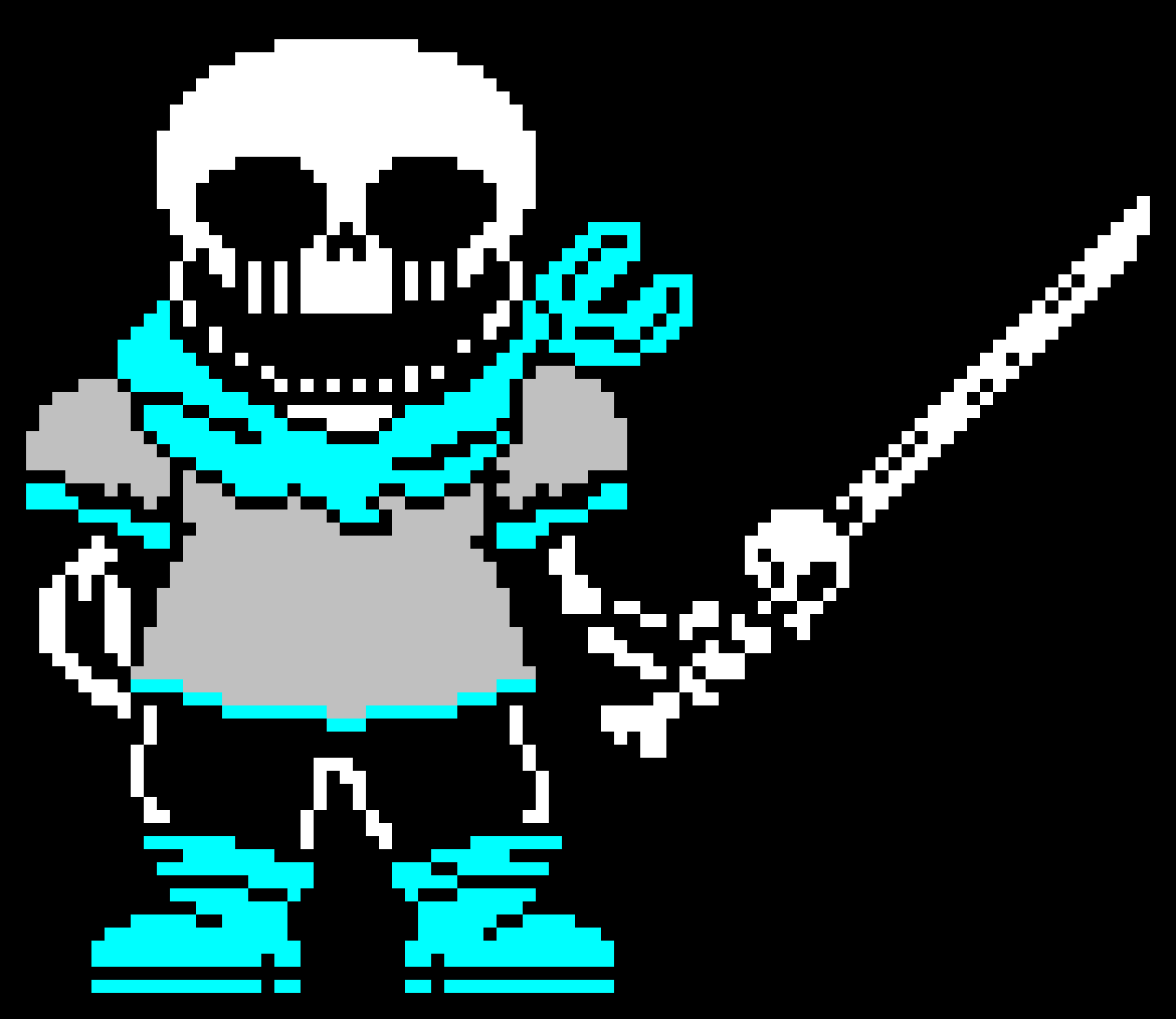 Pixilart - storyspin sans but by daoxscar
