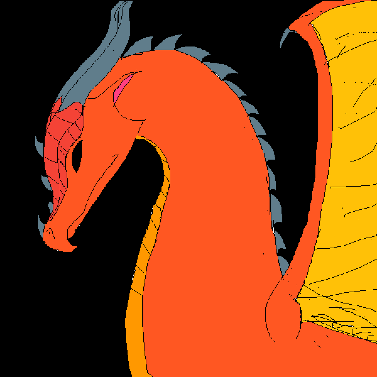 Editing fireball - Free online pixel art drawing tool - Pixilart