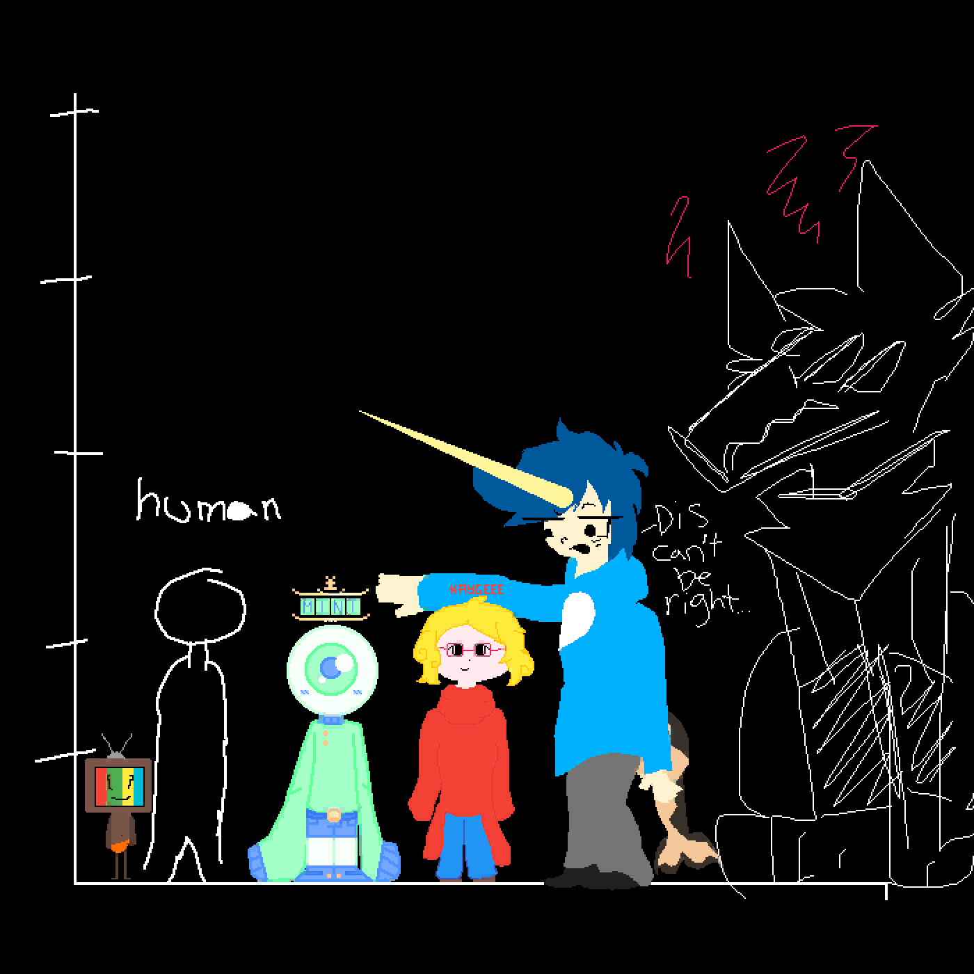 Pixilart - mr. TV realy short by vanilka