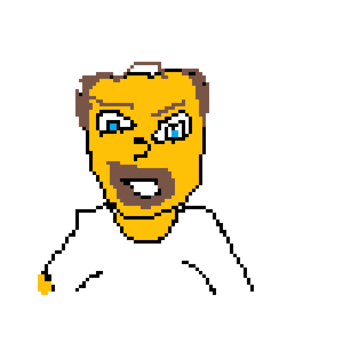 Pixilart - midget man by Anonymous