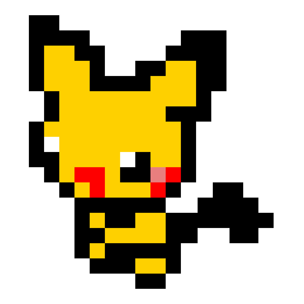 Pixilart - Pichu by Bunnyf1uff