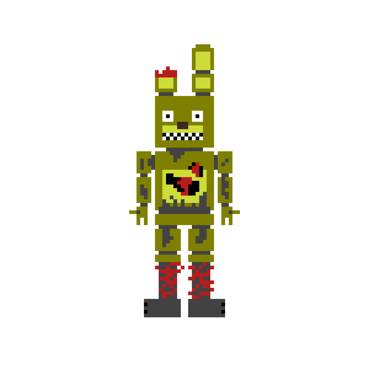 Pixilart - spring trap by Foxy-FNaF
