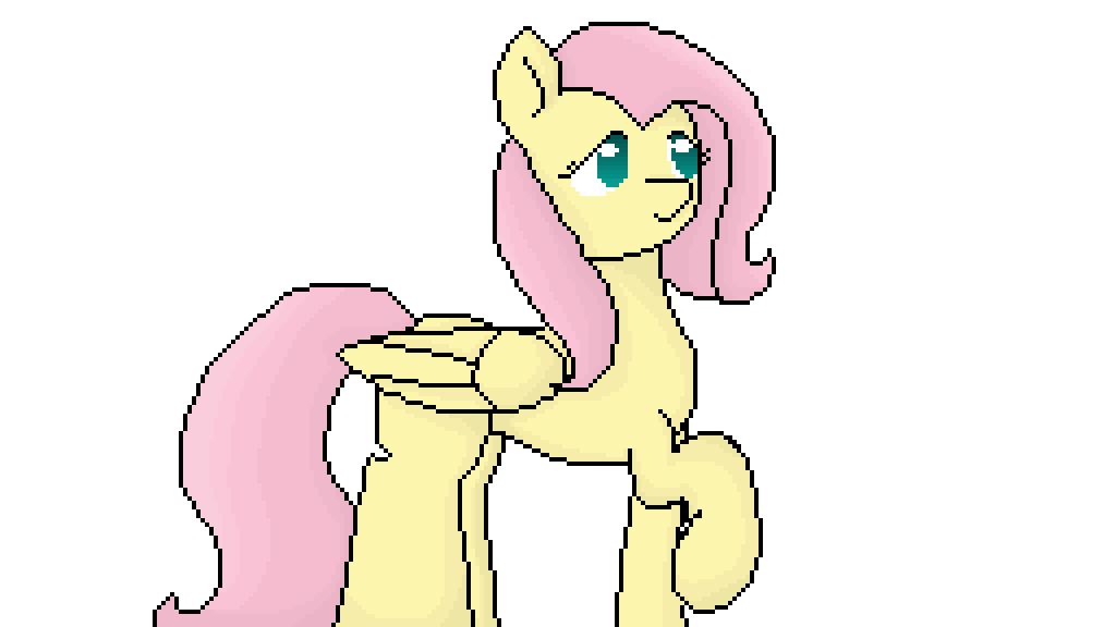 Editing Fluttershy - Free online pixel art drawing tool - Pixilart