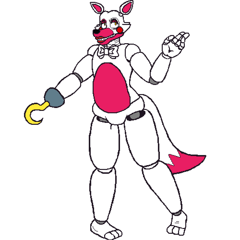 Pixilart - mangle with a hook by CresentMoonhead
