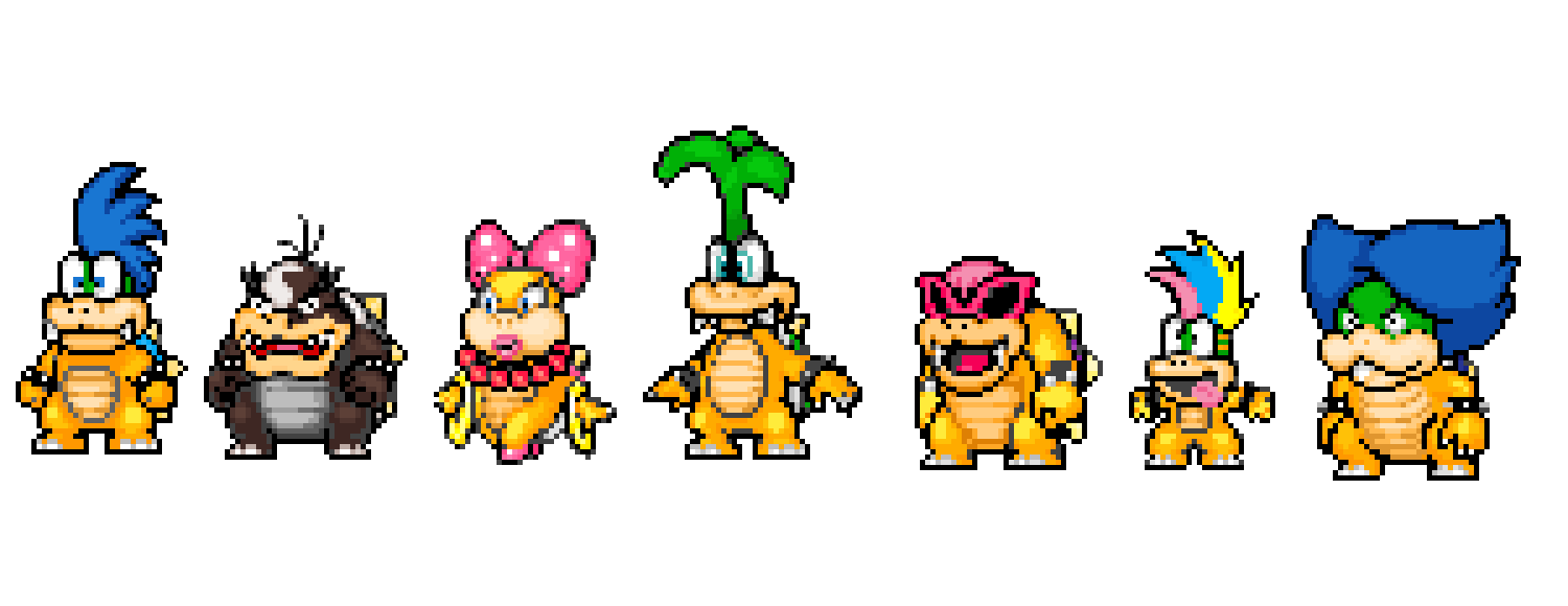 Pixilart - Koopalings by Metal-Man