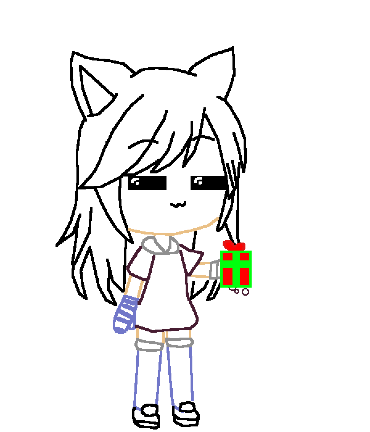 Pixilart - Gacha Base 12 by ItsJzzy