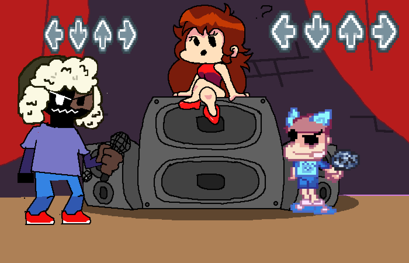 Pixilart - fnf by black-ending