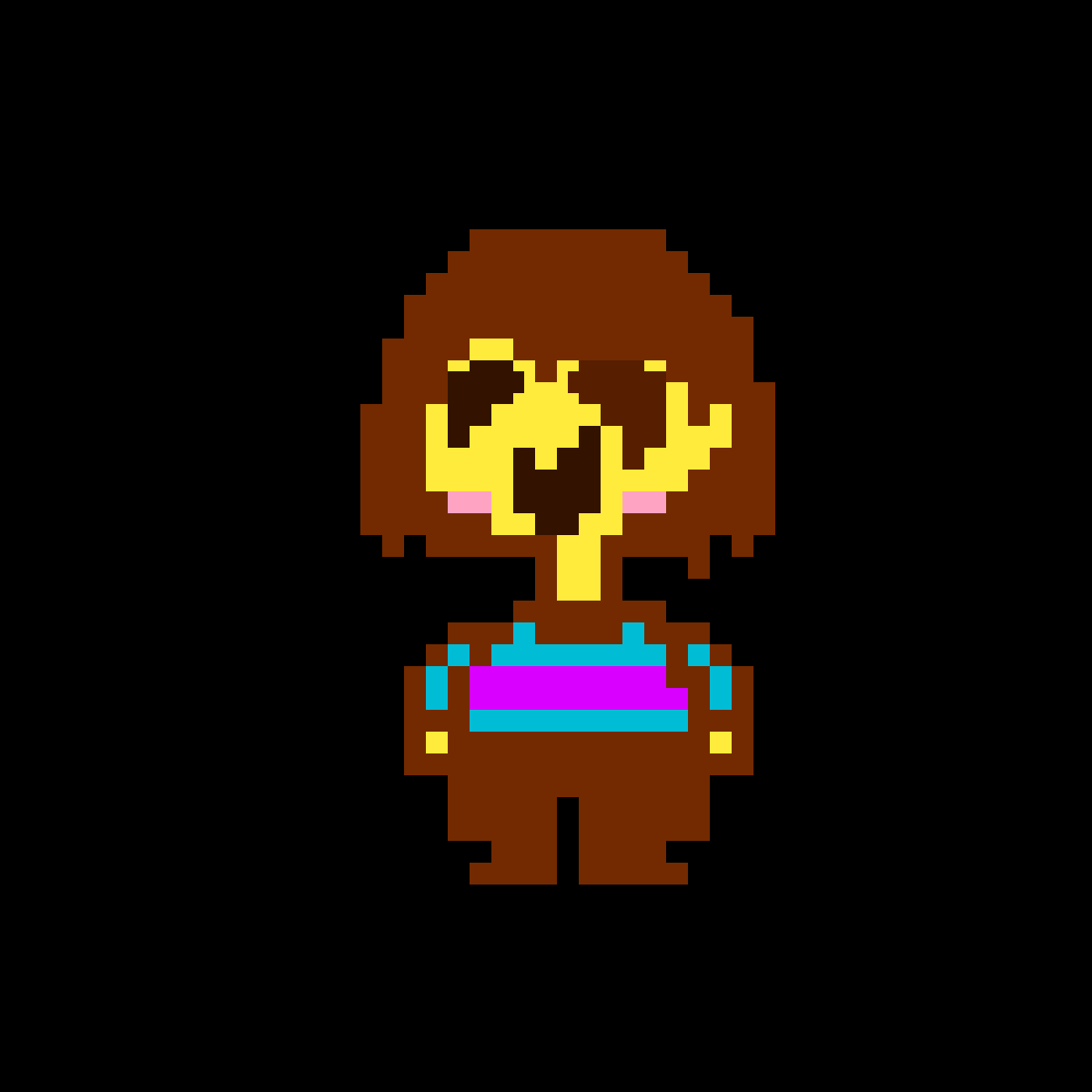 Editing Underswap Frisk JumpScare - Free online pixel art drawing tool ...
