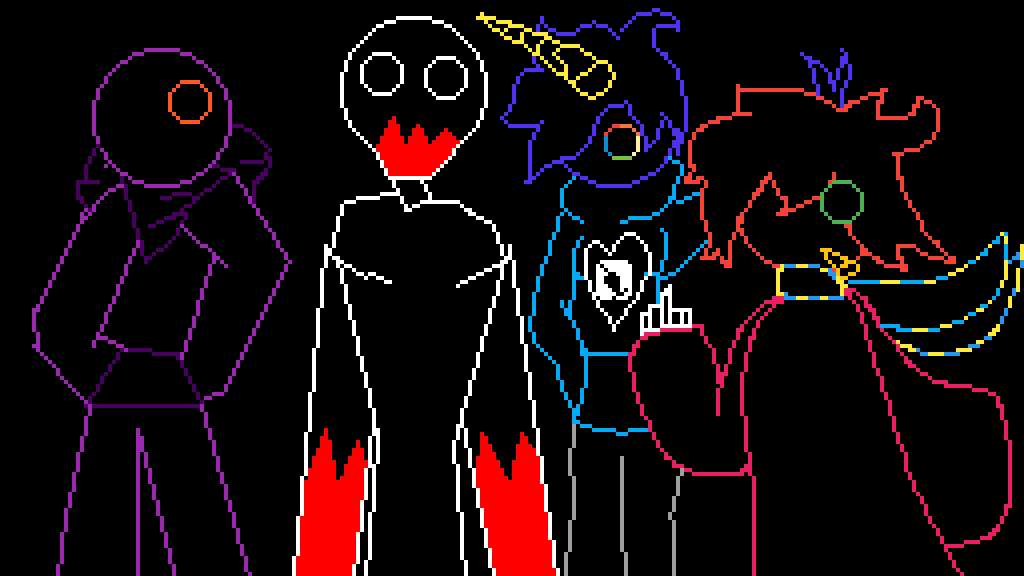 Pixilart - neon collab by EpicNARWHAL101